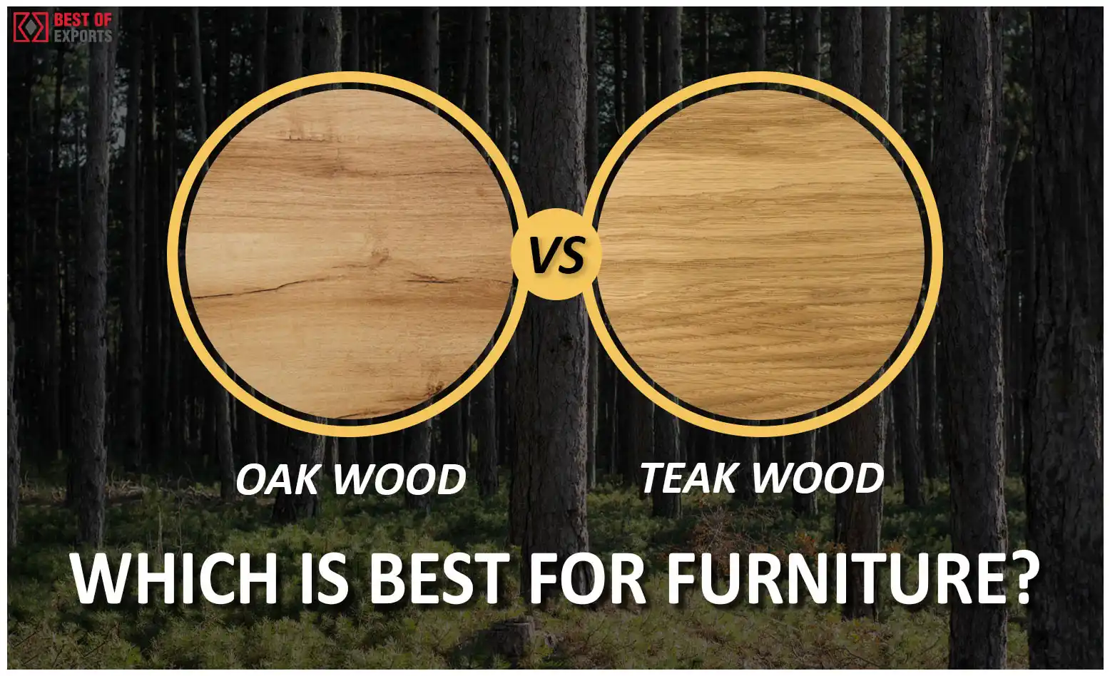 Teak Wood vs Oak Wood: Which Is Best for Furniture?